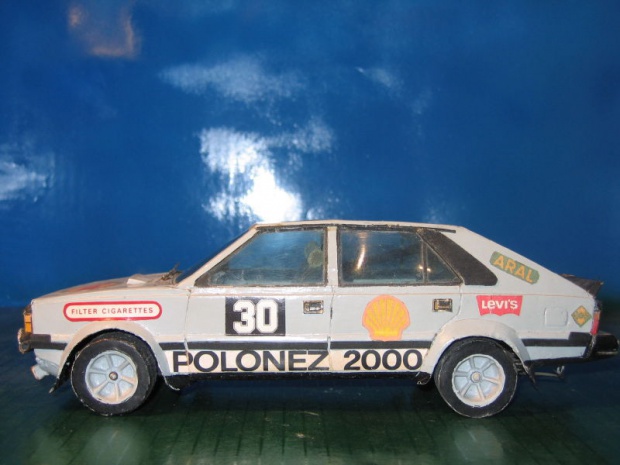 *[Galeria/Samochód] Polonez FSO (w wersji rajdowej) - Kartonwork